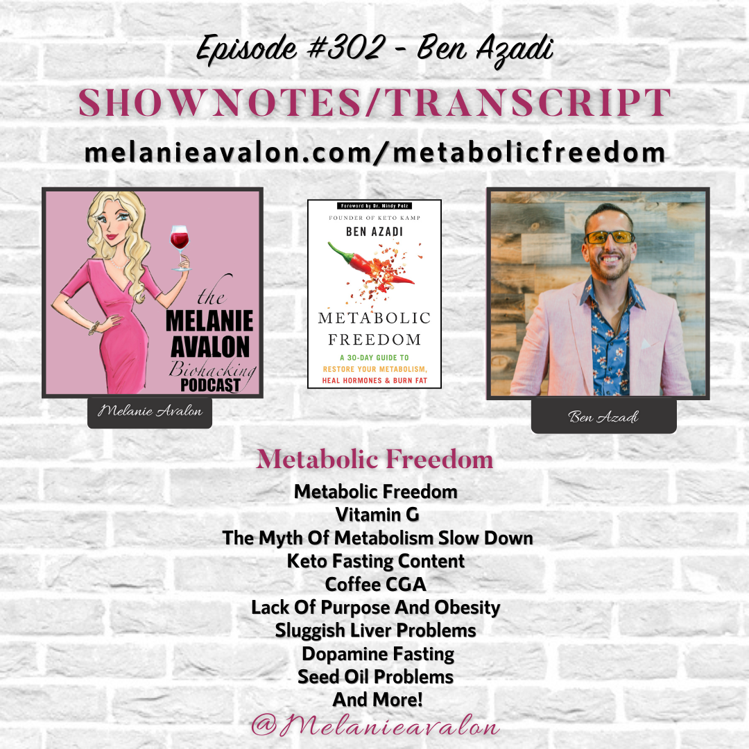 #302 - Ben Azadi: Vitamin G, The Myth Of Metabolism Slow Down, Keto Fasting Content, Coffee CGA ...